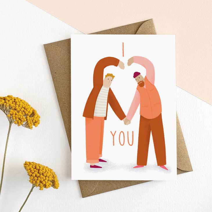 Boys Love Heart Card By Elsa Rose Frere | Curiouser