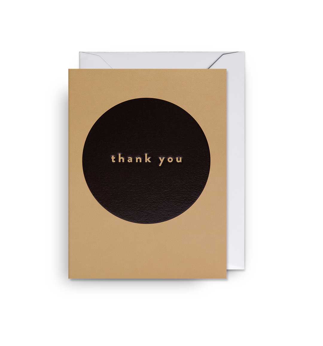 Circle Thank You Mini Card by Lagom | Curiouser