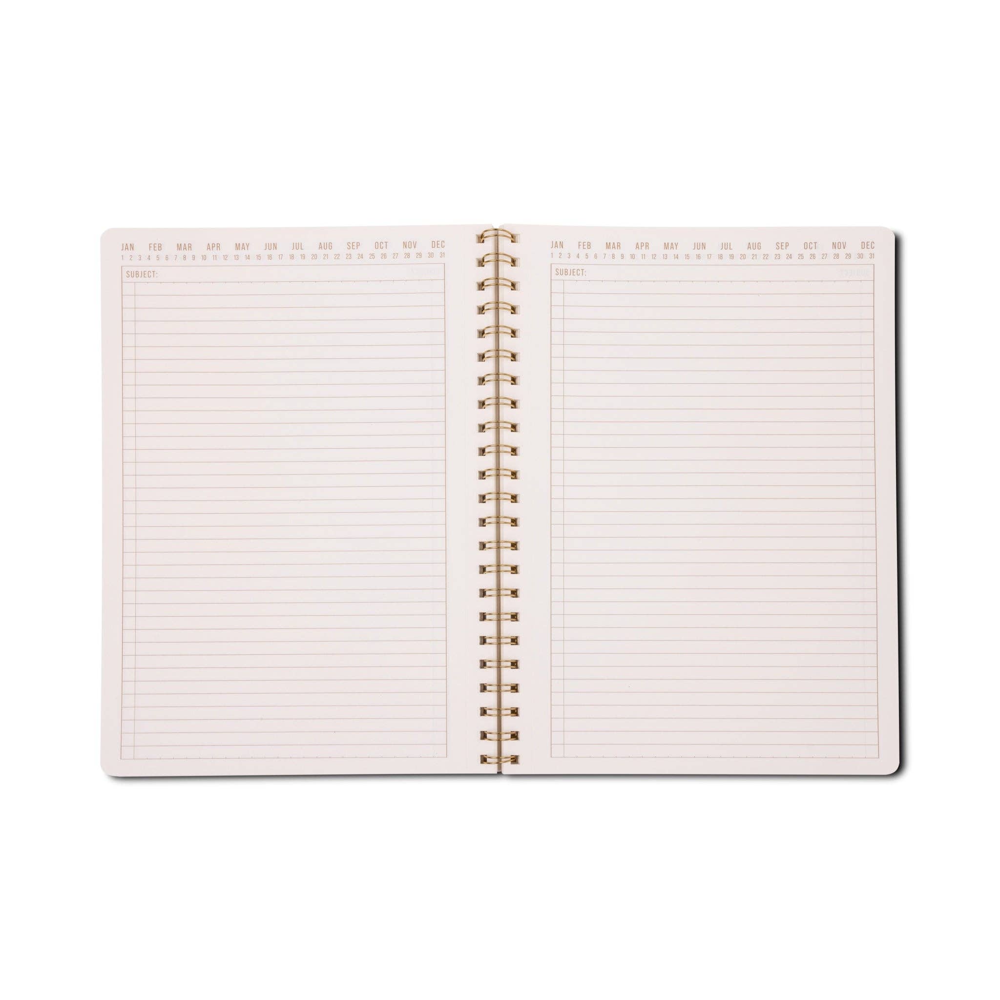 Ink Tulip A4 Twin Wire Notebook - Orange Check by Designworks | Curiouser