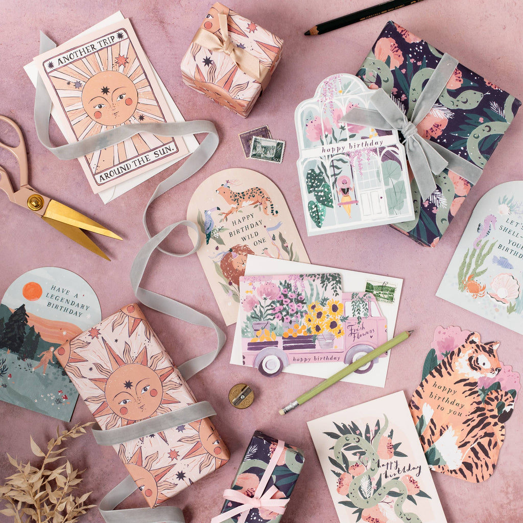 Tiger Die-Cut Birthday Cards | Tiger Cards | Animal Cards | Cards