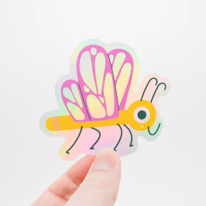 Butterfly Holographic Sticker By Laura Morsley Curiouser