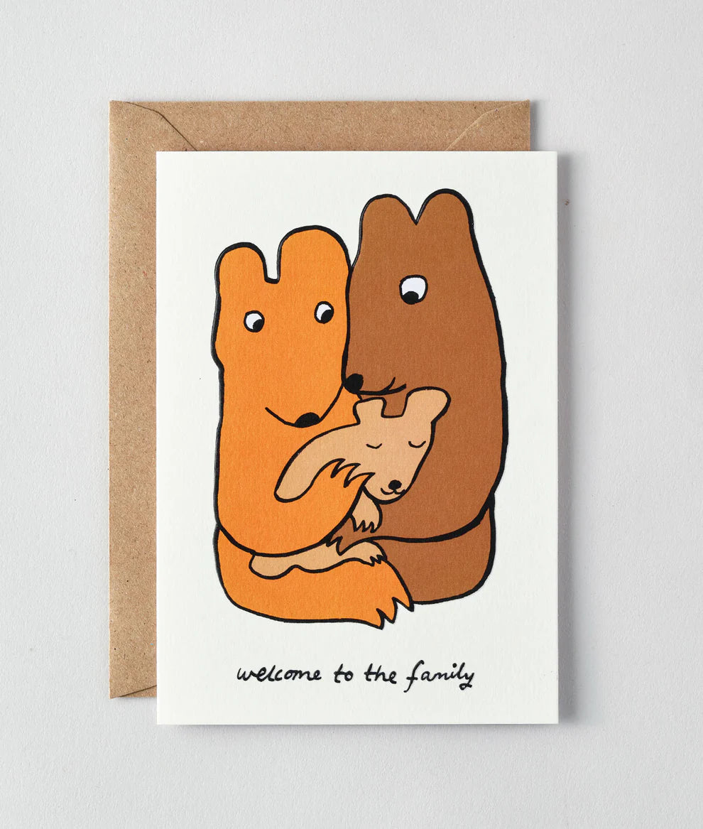 Welcome To The Family Card by Wrap | Curiouser