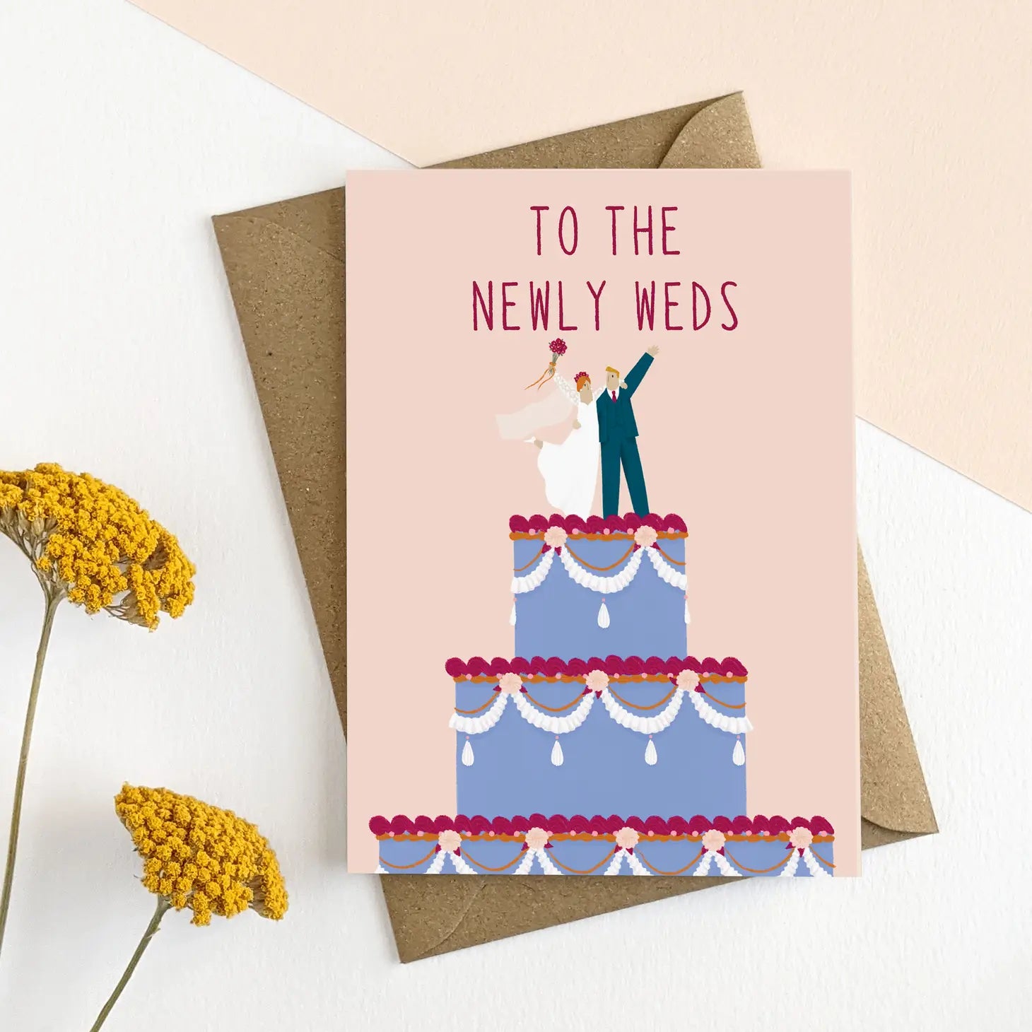 Newly Weds Wedding Card By Elsa Rose Frere | Curiouser