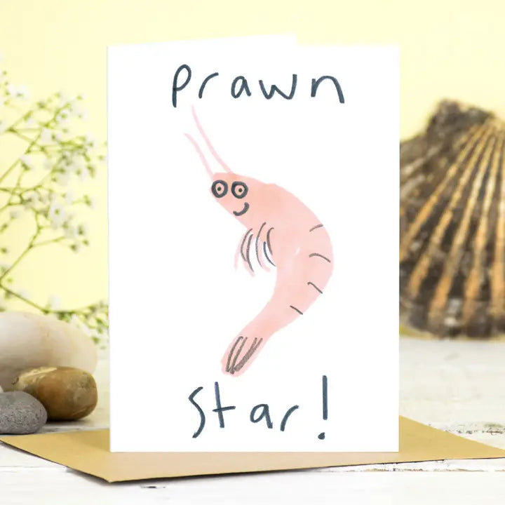 Prawn Star Card By Jo Clark Design | Curiouser