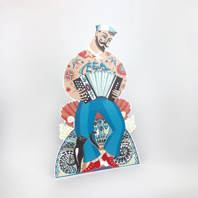 Sarah Young - Bert Sailor Fold Out Card | Curiouser
