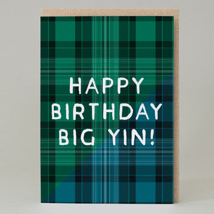 Happy Birthday Big Yin Card by Hole In My Pocket | Curiouser