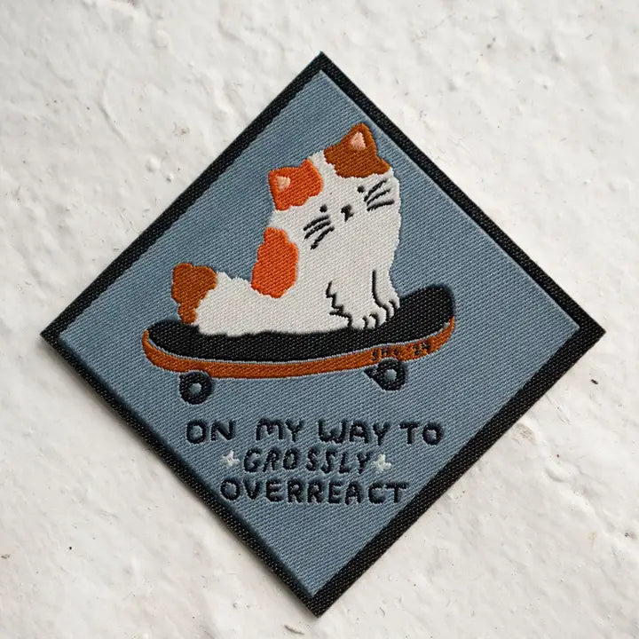 Overreact - Woven Sticky Patch By Stay Home Club | Curiouser