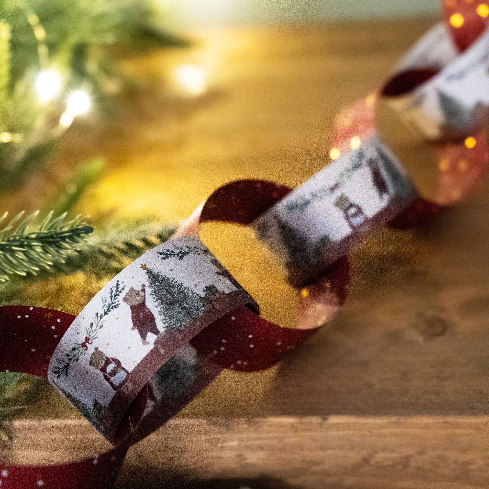 Little Bear Co. 'Holly Jolly...' Paper Chains by CGB Giftware | Curiouser