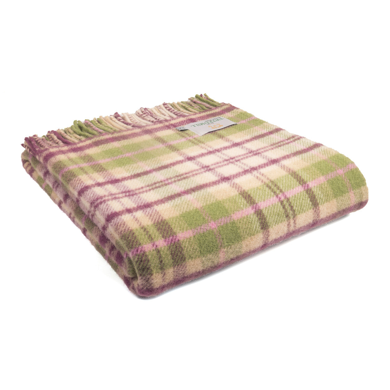 Cottage Pink Check Throw by Tweedmill | Curiouser