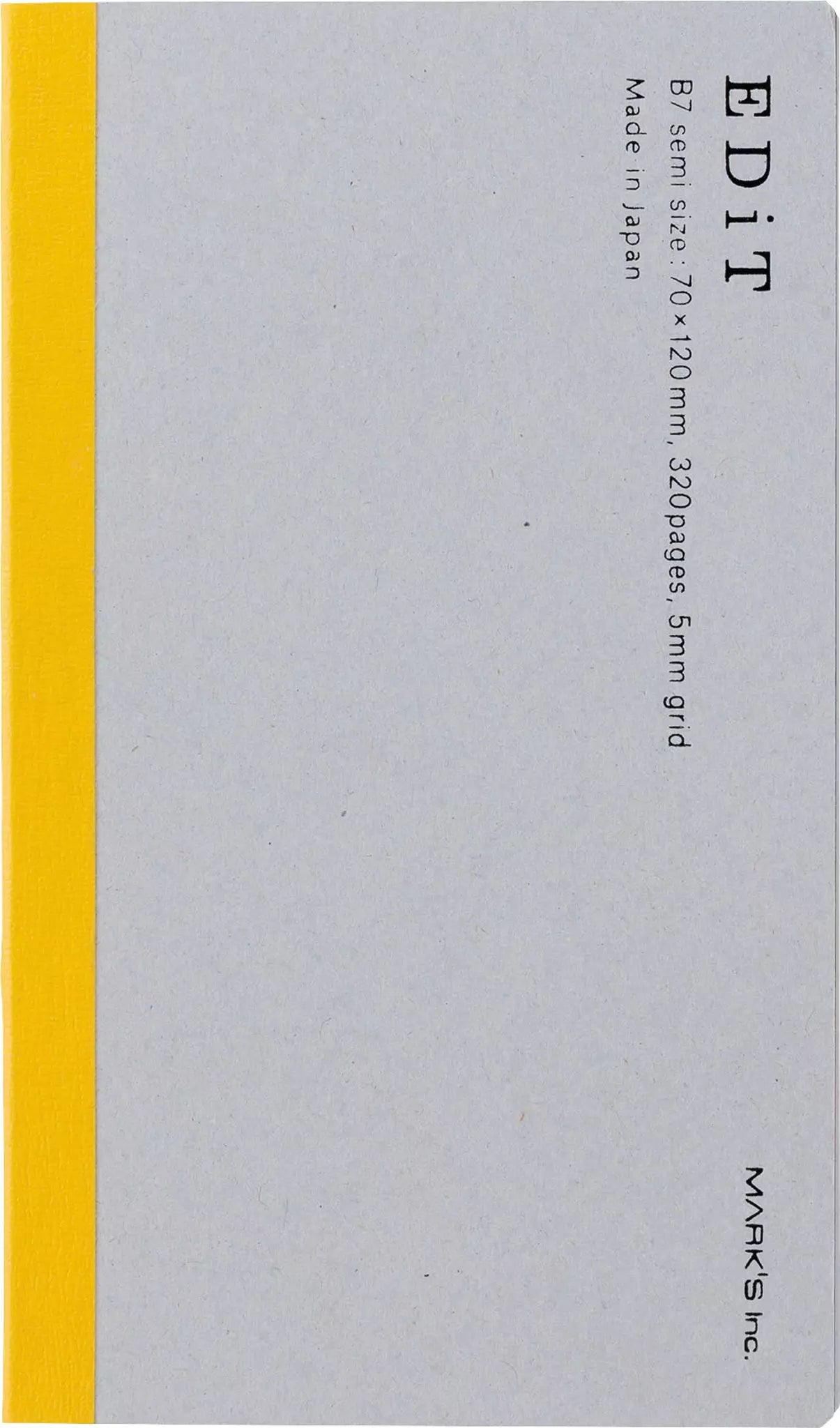 B7 Edit Grid Notebook - Yellow by Marks Inc | Curiouser